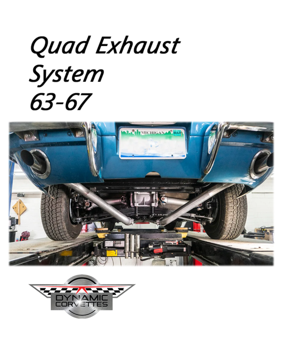 1963-67 Corvette Quad Exhaust System - Dynamic Corvettes