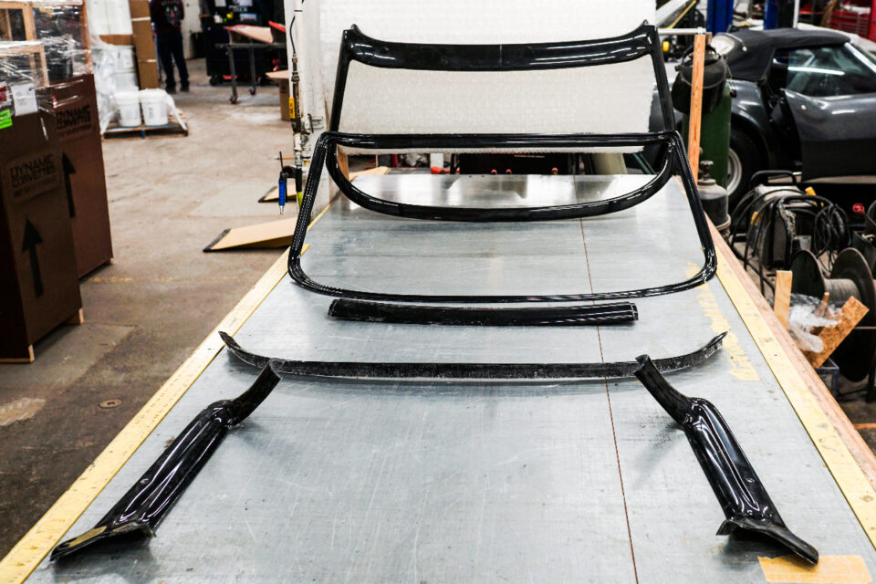 1963-67 Convertible Windshield Molding - Dynamic Corvettes
