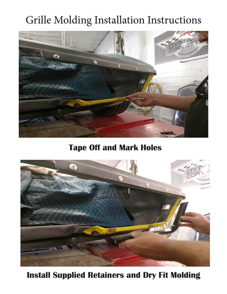 1968-72 Corvette Grill Molding - Dynamic Corvettes