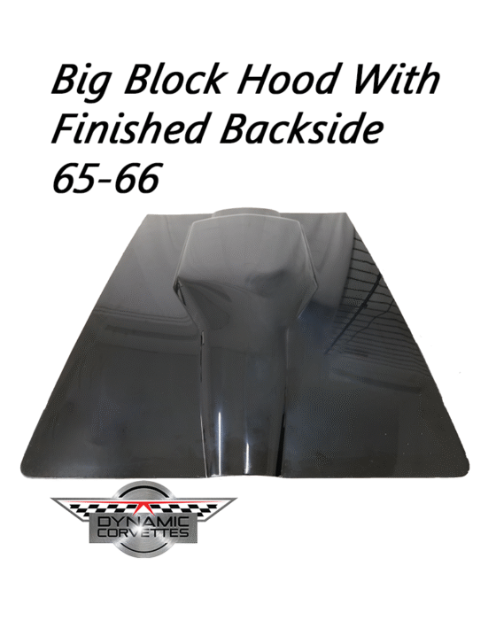 Big Block Hood With Finished Backside 65-66
